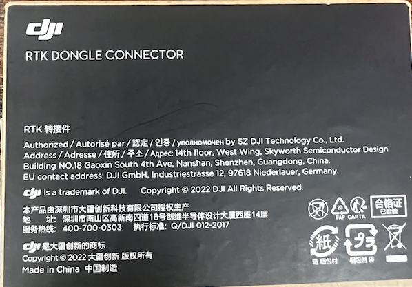 RTK Dongle Connector(DJI RC Plus) – Auburn Ag Products